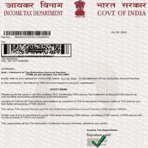 Tax deduction and collection Account Number, TAN registration, NSDL TAN ...